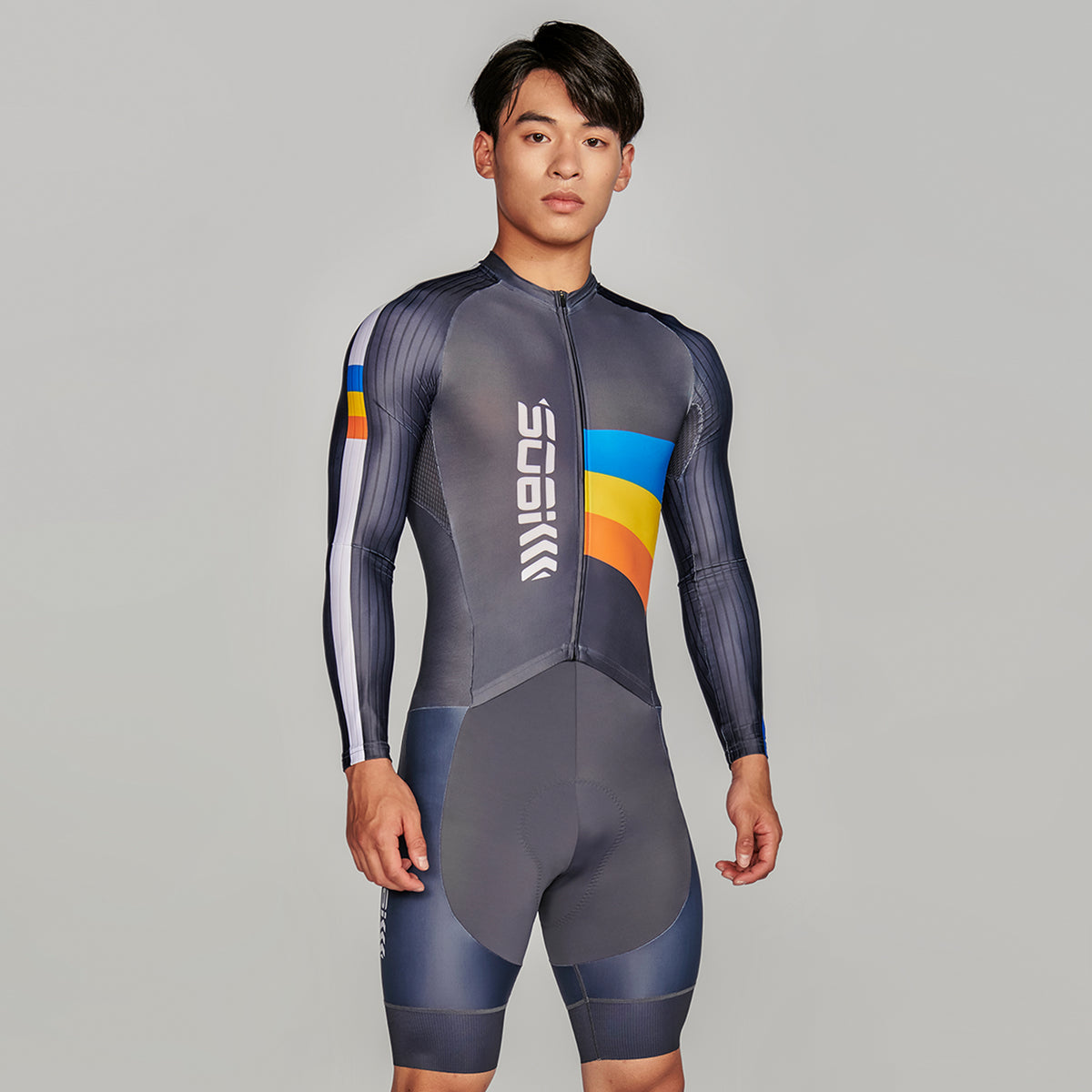 PRO Cycling Long Sleeve Skinsuit CMS2171A-2A – sobike-active